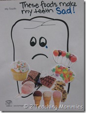 Happy and Sad Teeth Collage